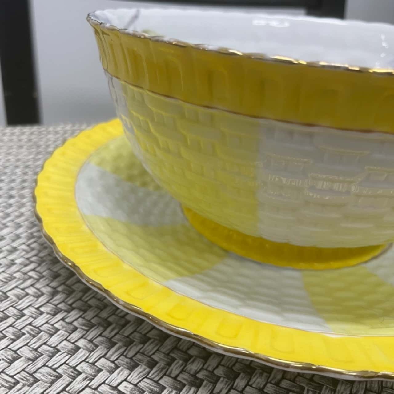 NORITAKE Made in Japan - Salad Bowel & Plate Vintage