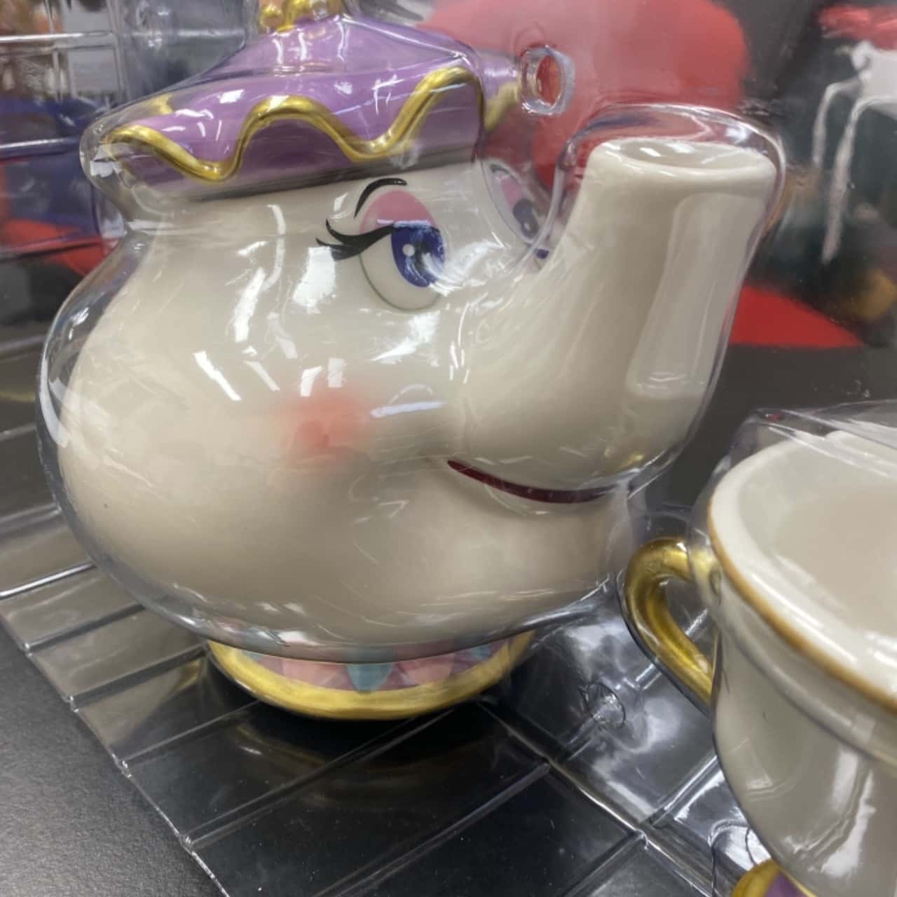 Disney Princess Mrs Potts Tea Pot & Chip Mug