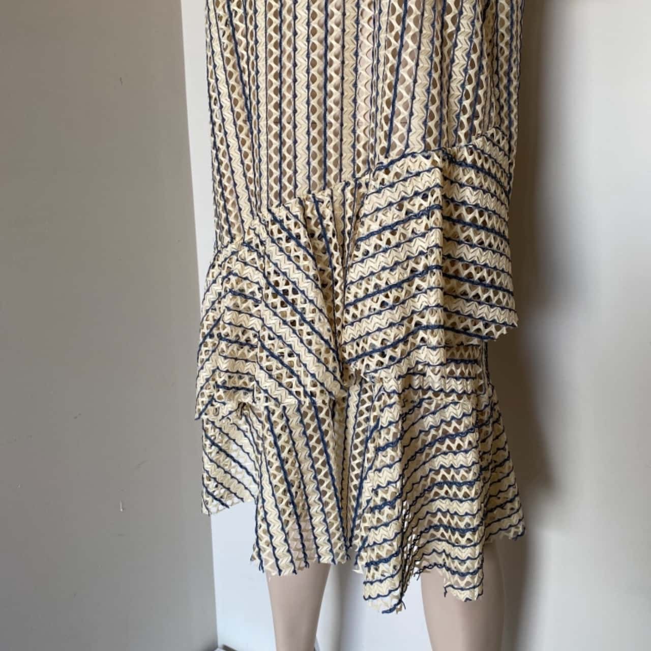 Zara W/B Collection Netted Ruffle Dress(s)