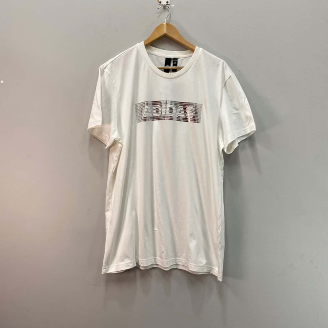 Adidas Mens Size XL Silver / White (s)