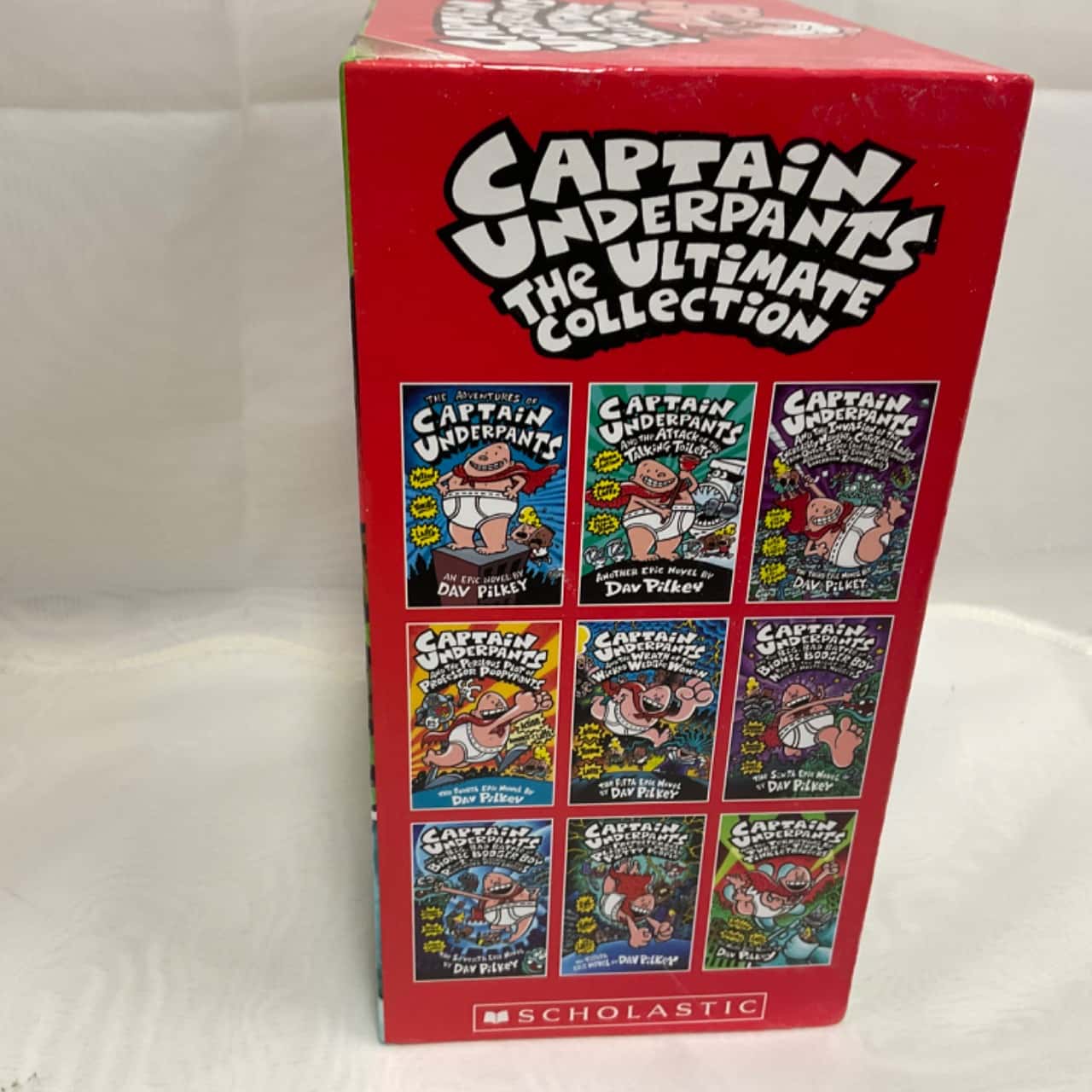 Captain Underpants The Ultimate Collection 9 Epic Novels by Dav Pilkey ...