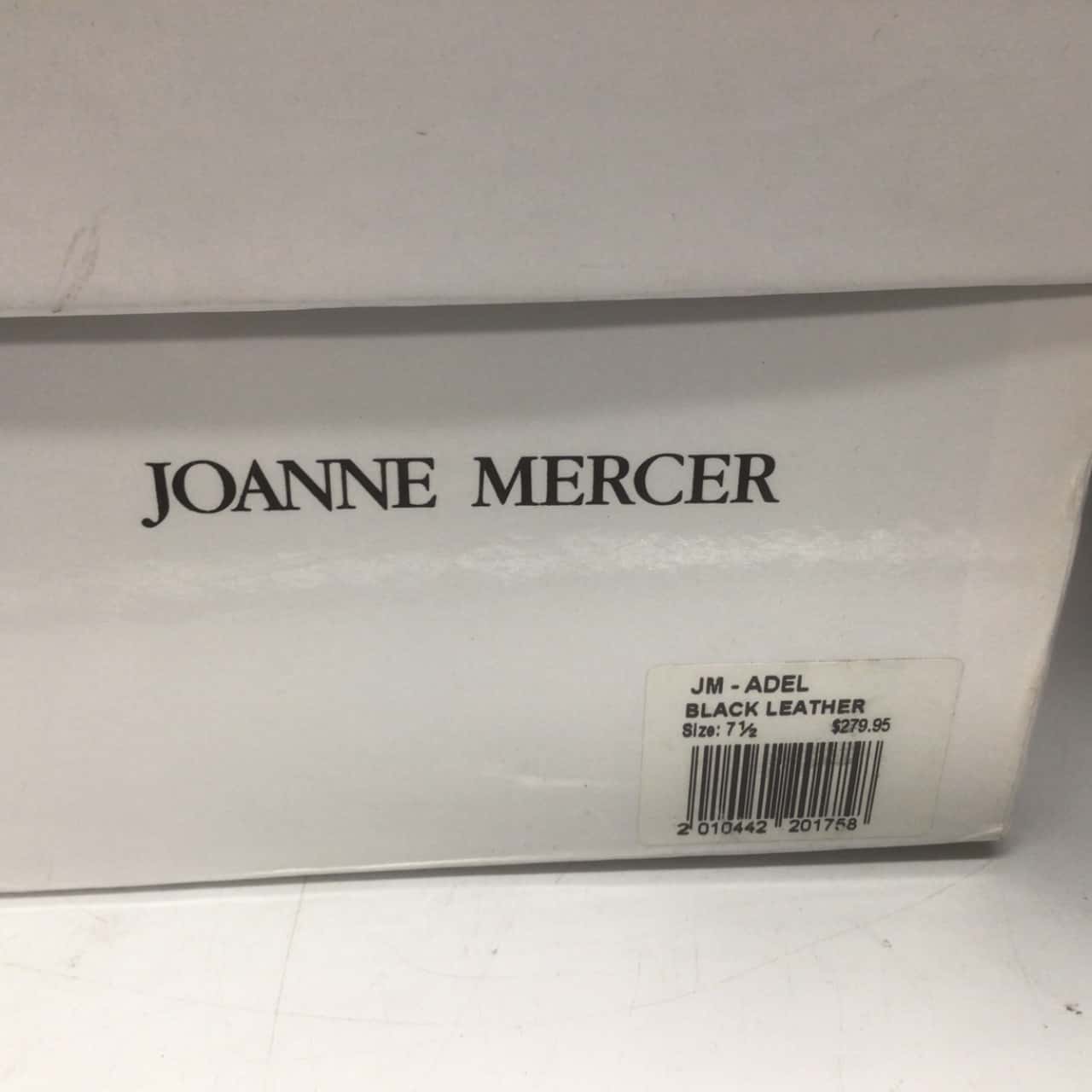 Joanne Mercer Womens Leather Knee Hi Boots Size 7.5 Black full Zip in Box RRP $ 279.95