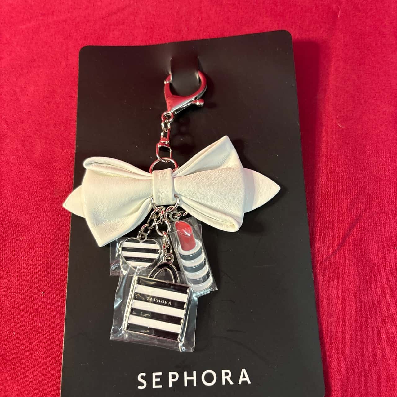 Women's Sephora Bow Key Ring with Charms(s)