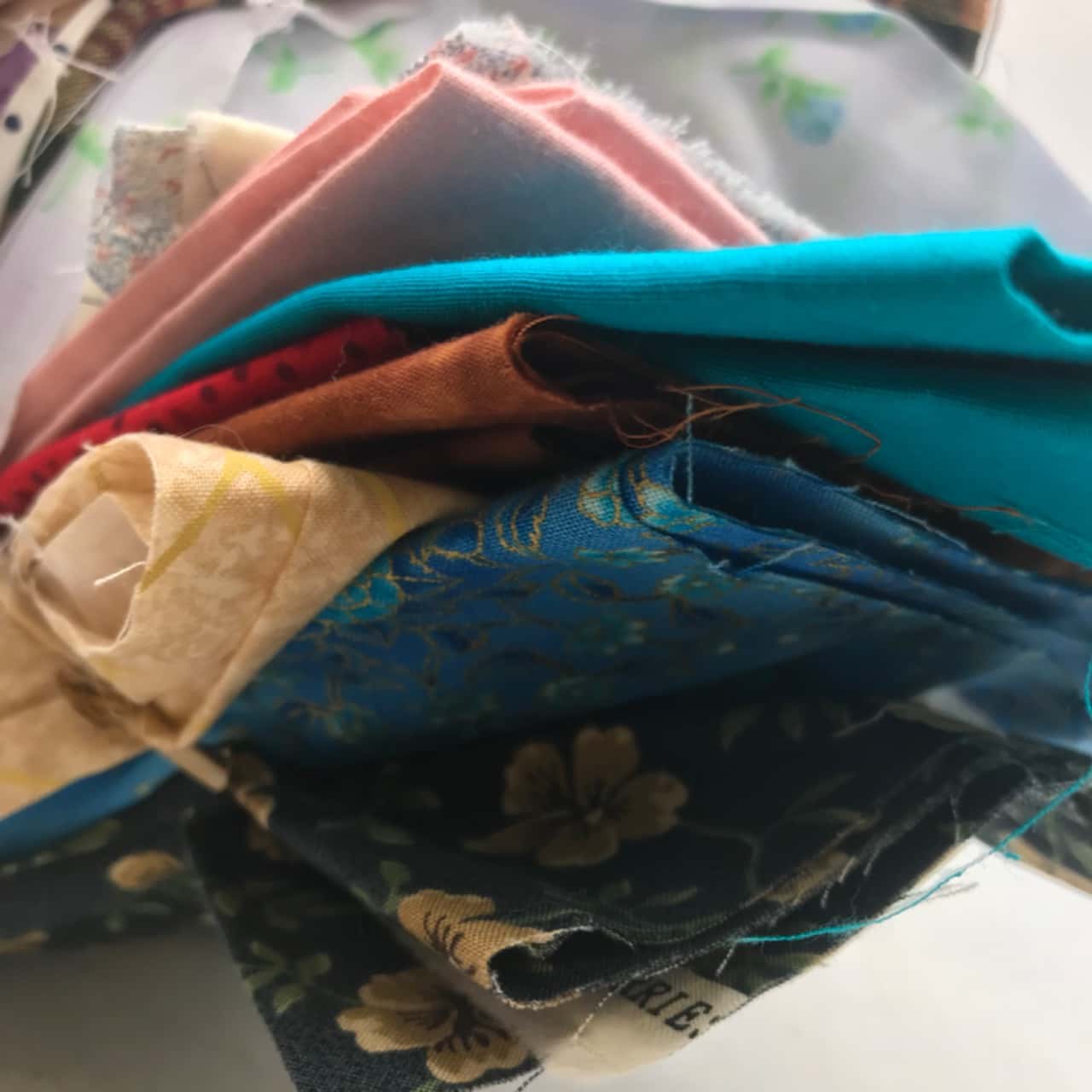 Assorted Fabrics / Different small Sizes and Colours suitable for ...