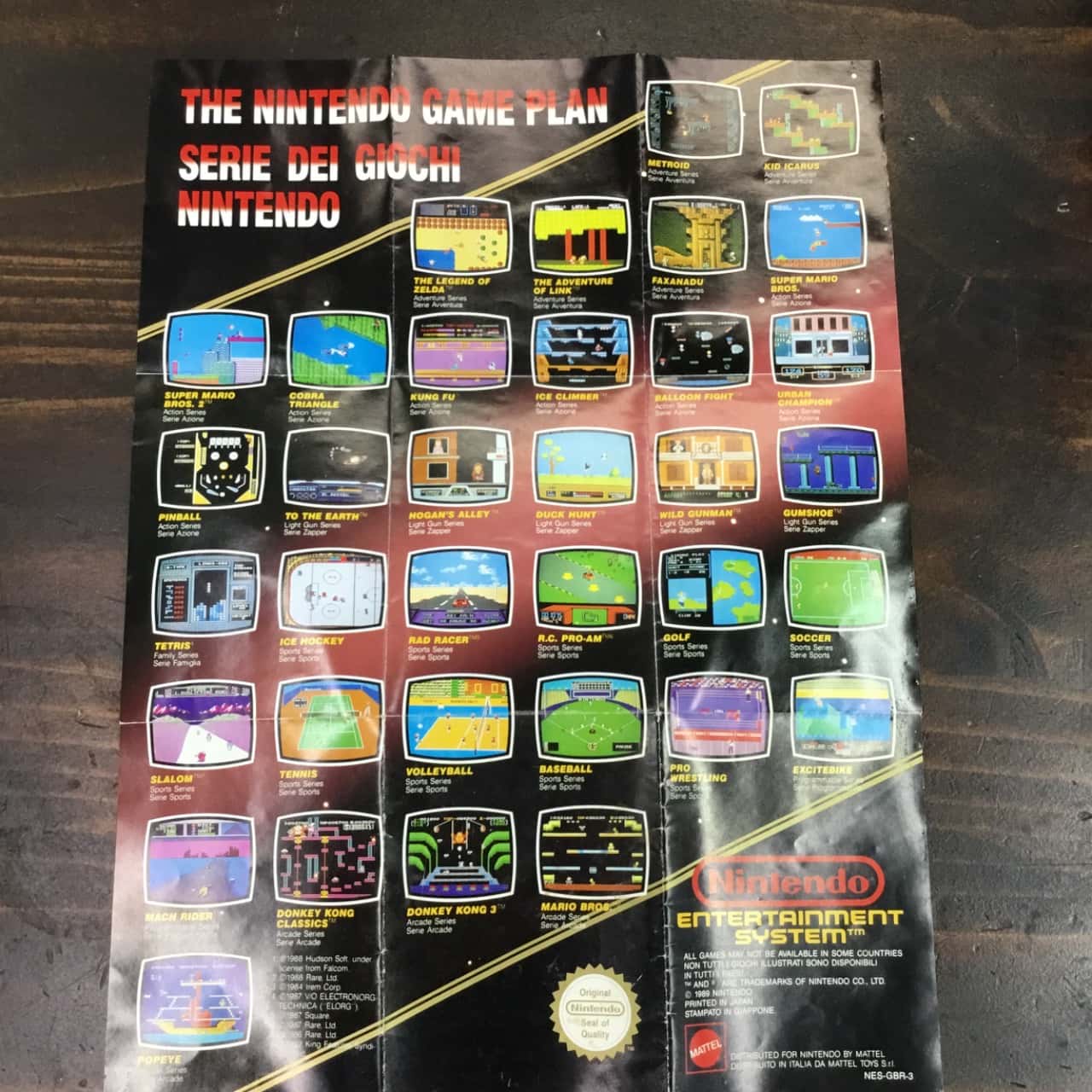 Nintendo 1985 Super Mario Brothers & Duck Hunt Video Game (s)