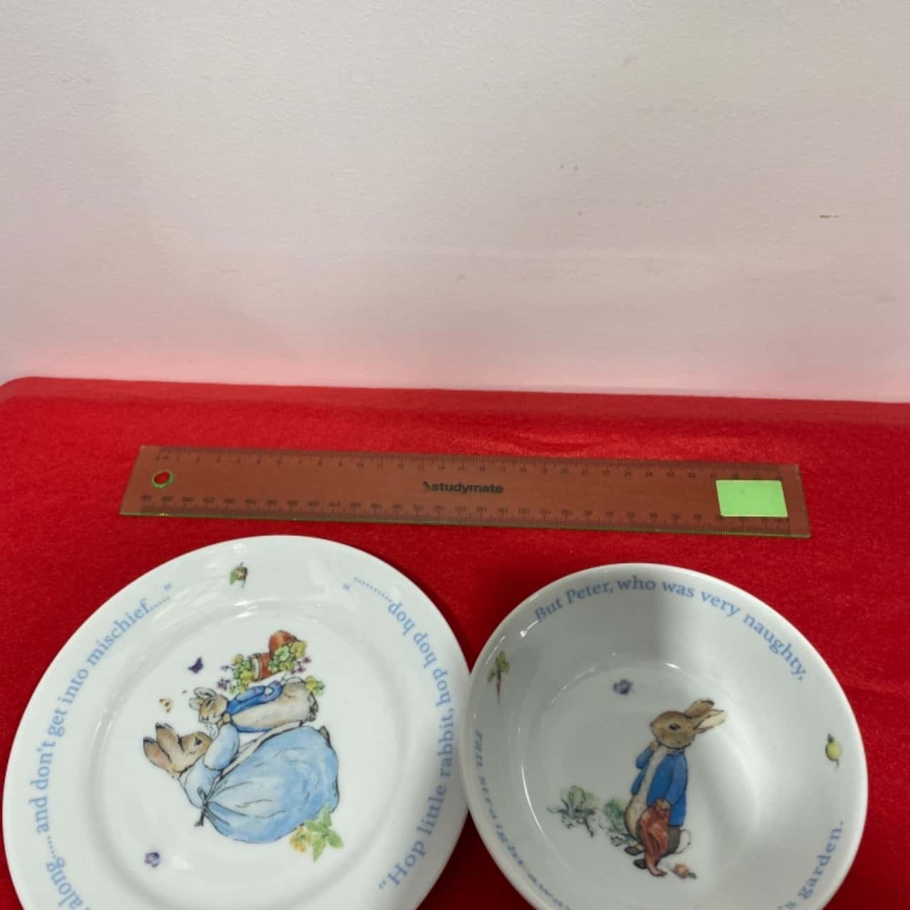 Peter Rabbit Collectable Plate & Bowl