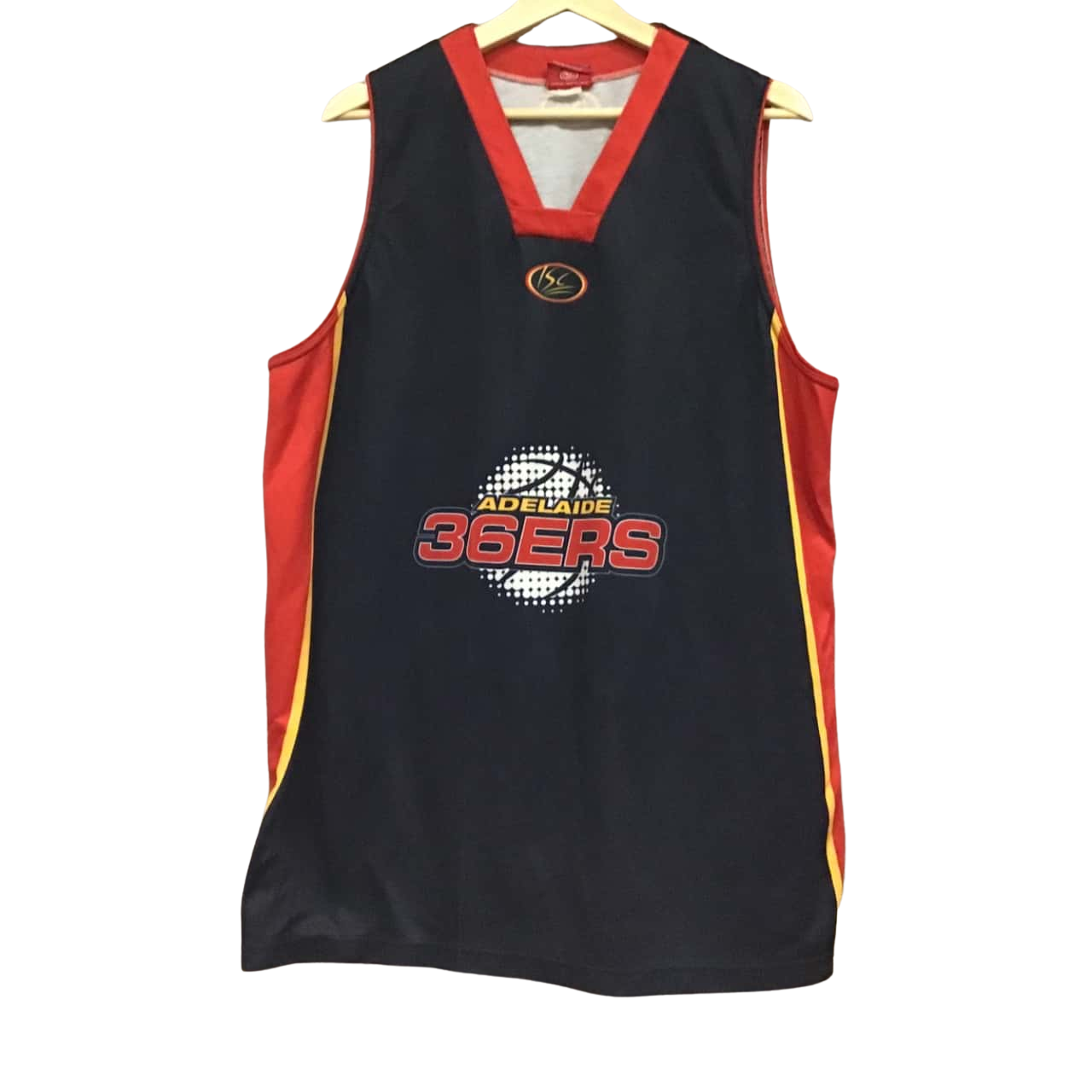 Adelaide 36ers Mens Navy Blue / Red / Yellow Jersey