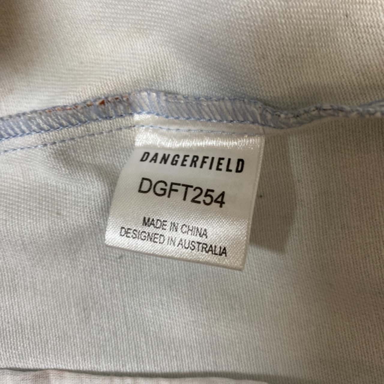 Dangerfield Womens Size 18 Denim Jacket Blue/ Angel Design(s)