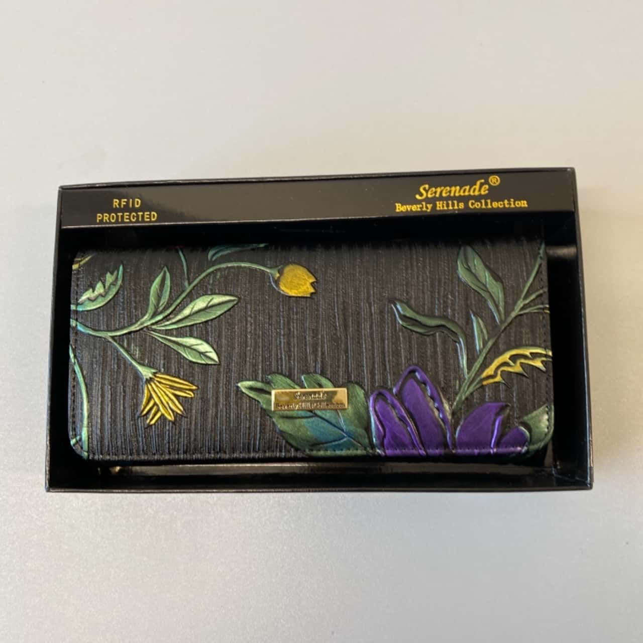 Serenade Women's Black Floral Purse - New in Packaging(s)