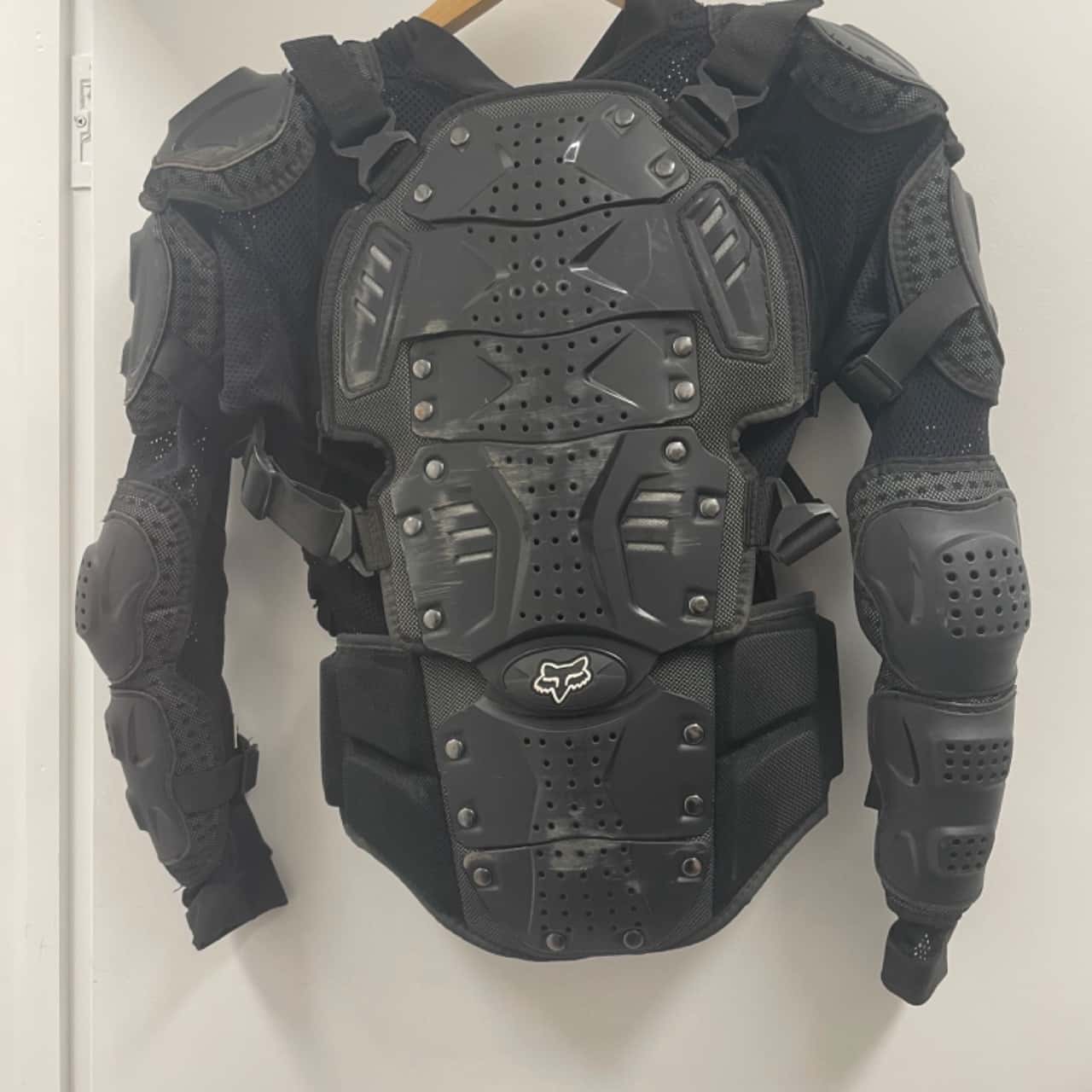 FOX TITAN SPORT JACKET BLACK BODY ARMOUR, Adult Size Small(s)