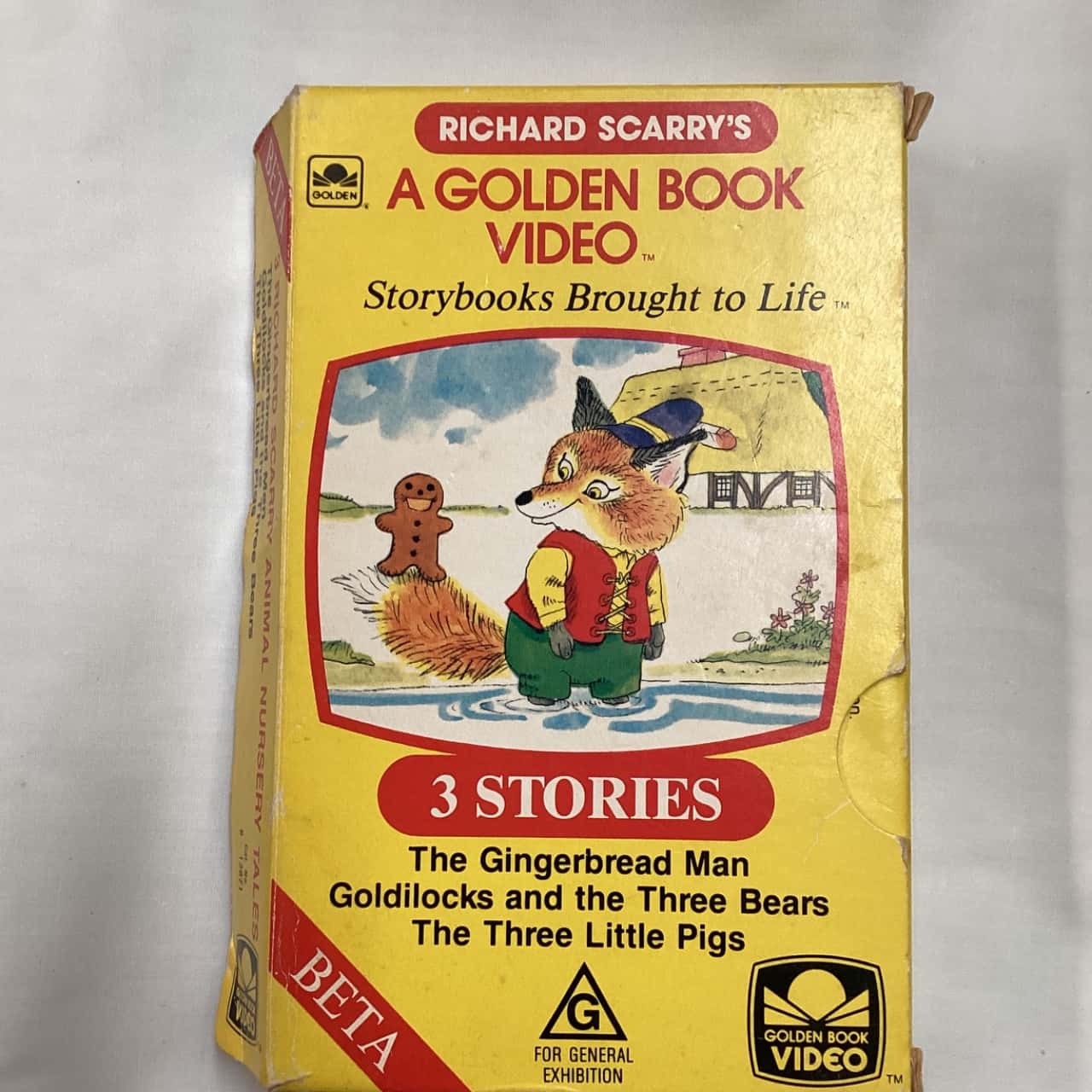 A Golden Book Video VHS Vintage