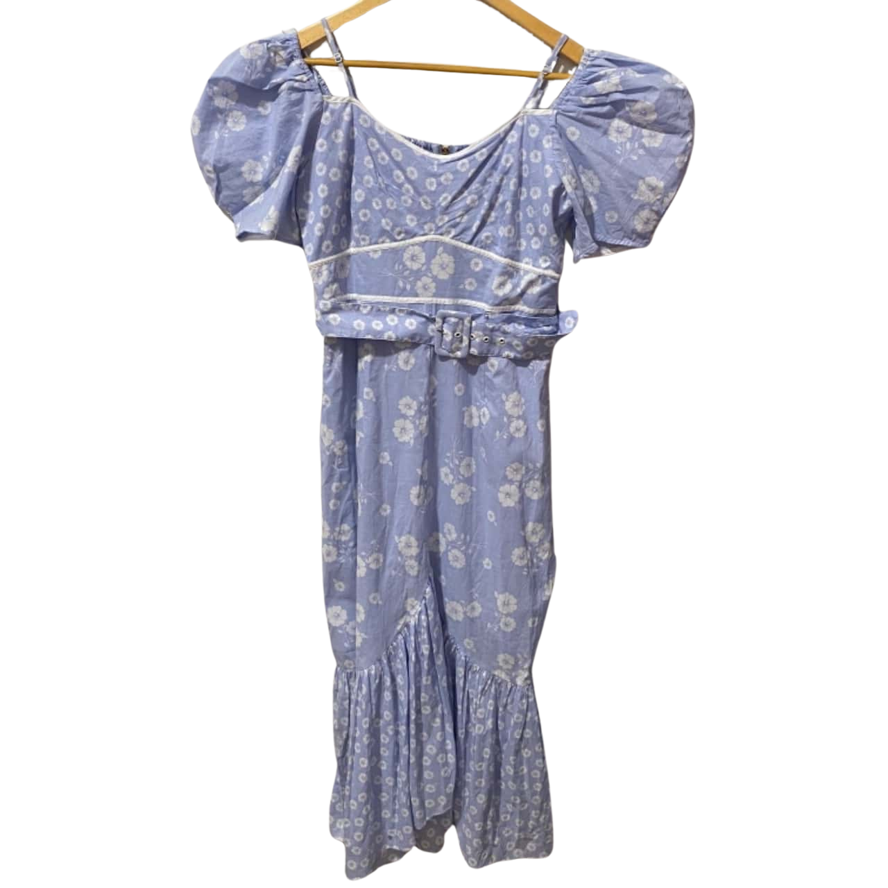 Alice McCall Womens Size 12 Floral Dress Blue (s)