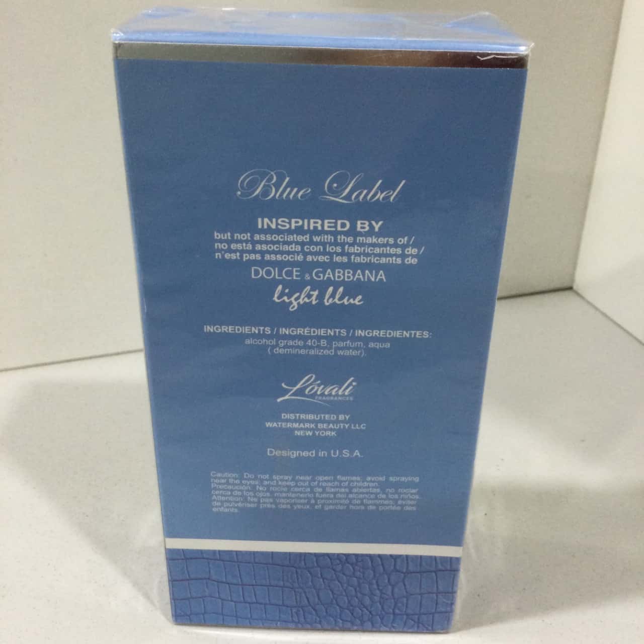 Blue Label, Womens Fragrance, 100.ml Pick Up Only