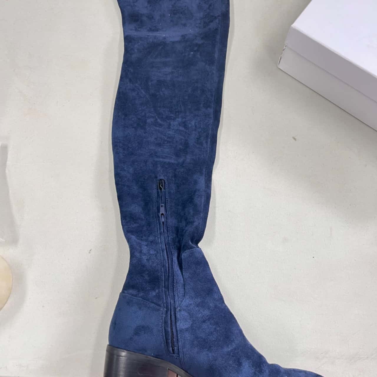 Wittner Womens Size 39 THIGH HIGH BOOTS (BLUE)
