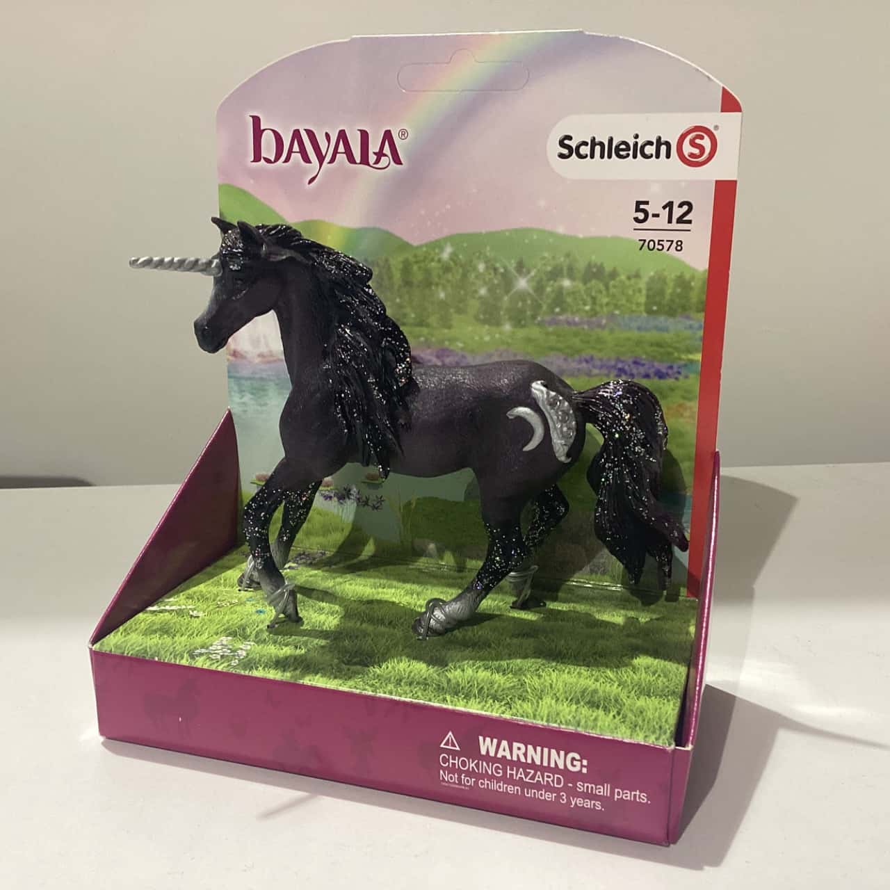 Rare Brand New Schleich Hand Painted Moon Unicorn Bayala