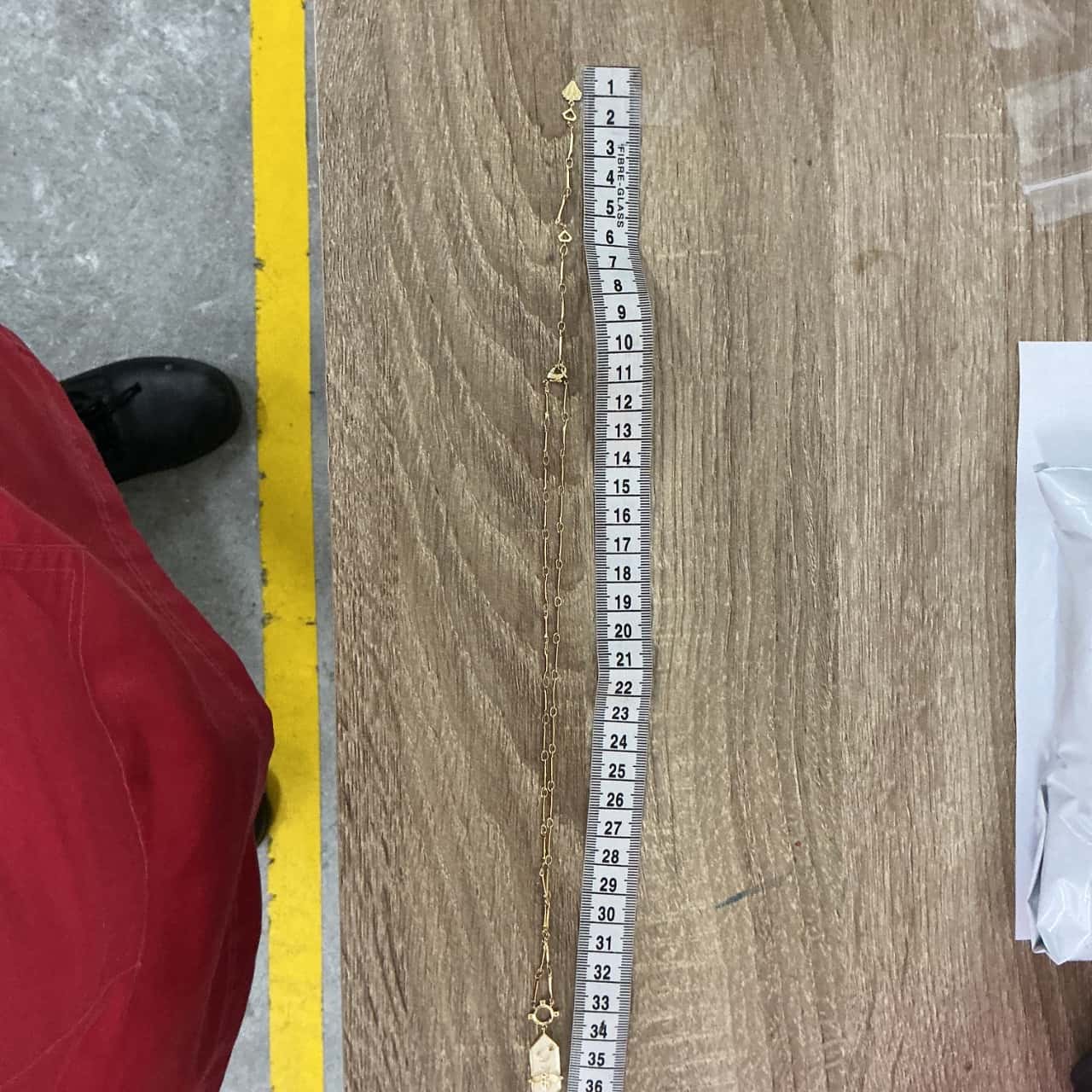 Wanderlust & Co Necklace Gold with Ivory Bee Pendant