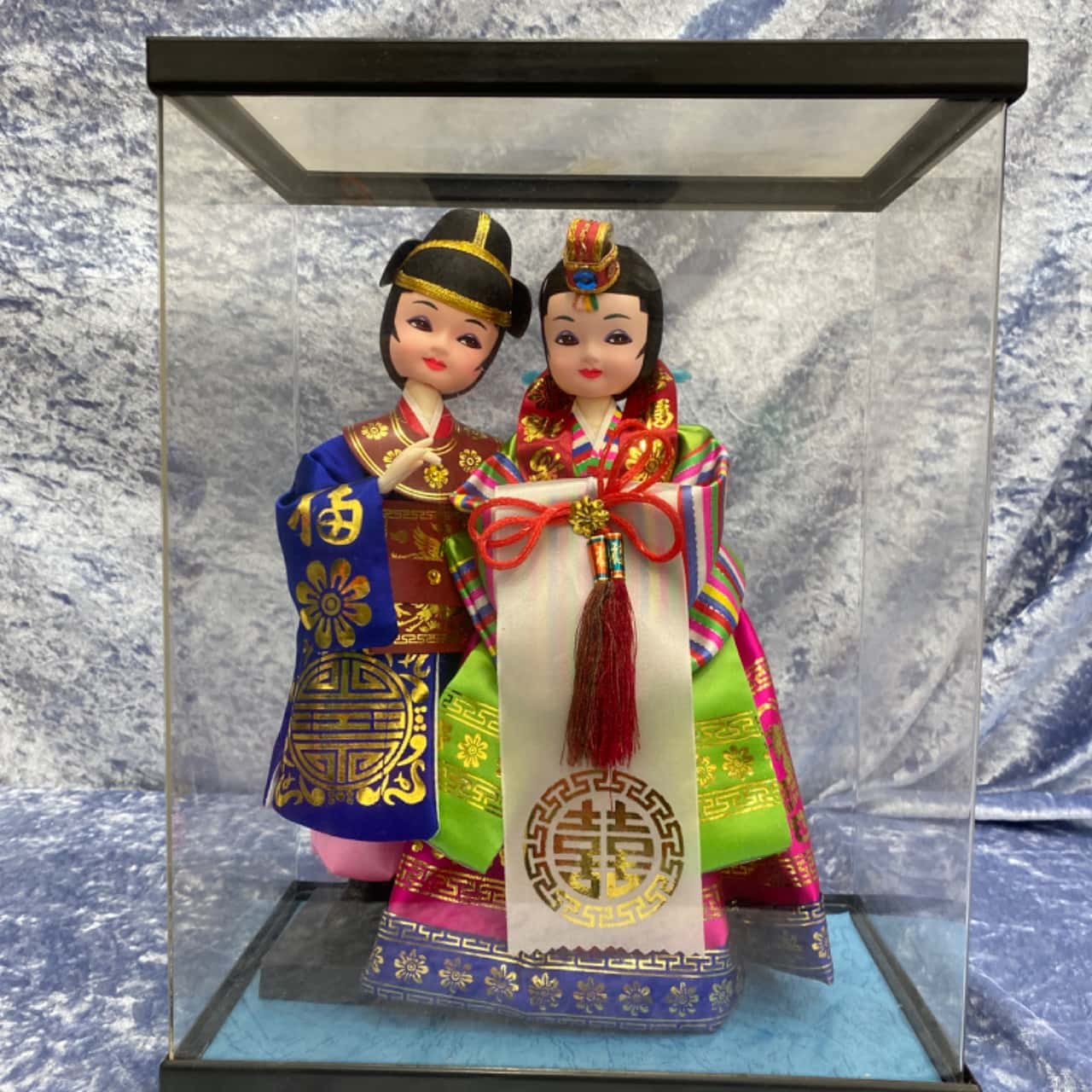 Vintage Folk Art Korean Native Dolls