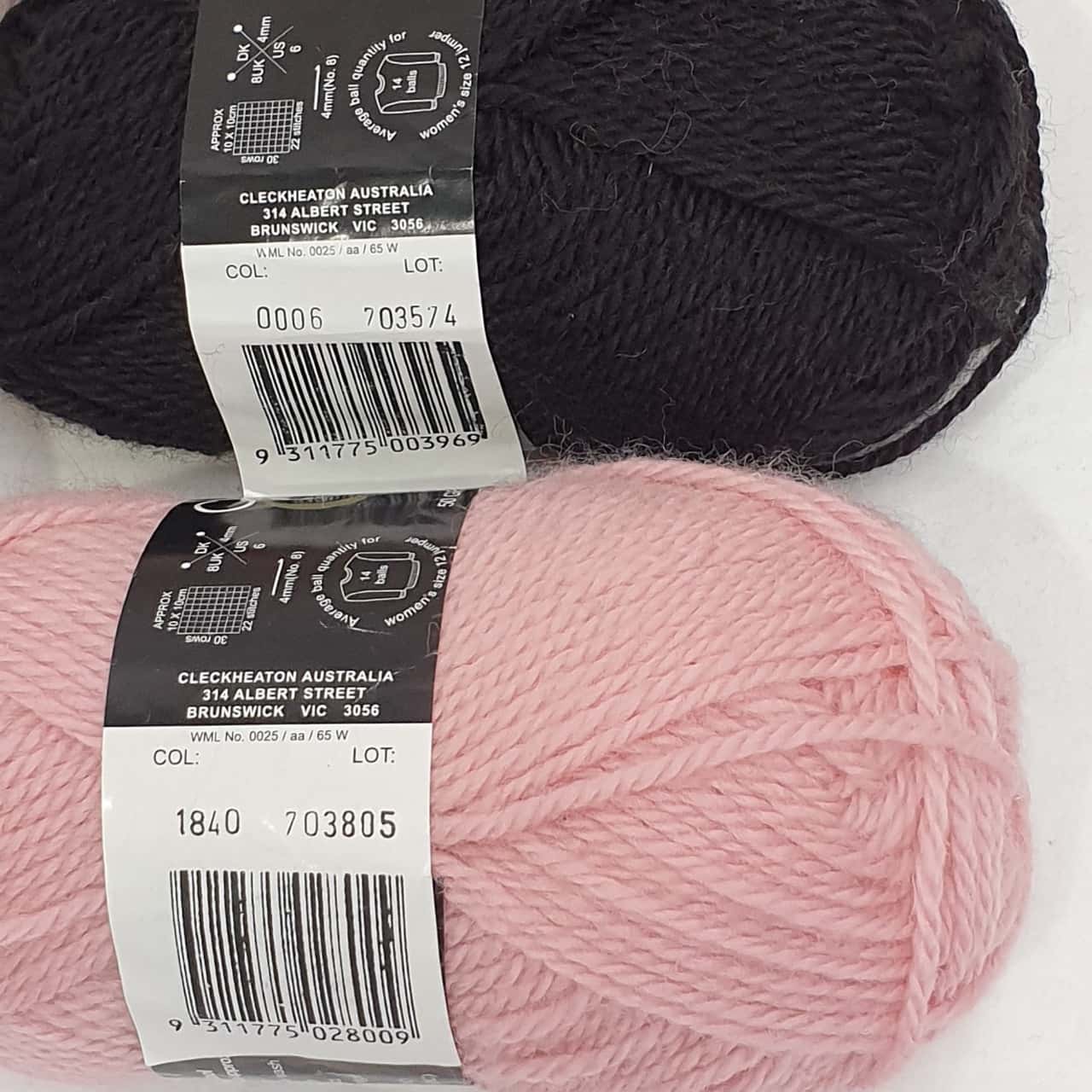 Cleckheaton Country 8 ply 50 gram balls x 6 mixed(s)