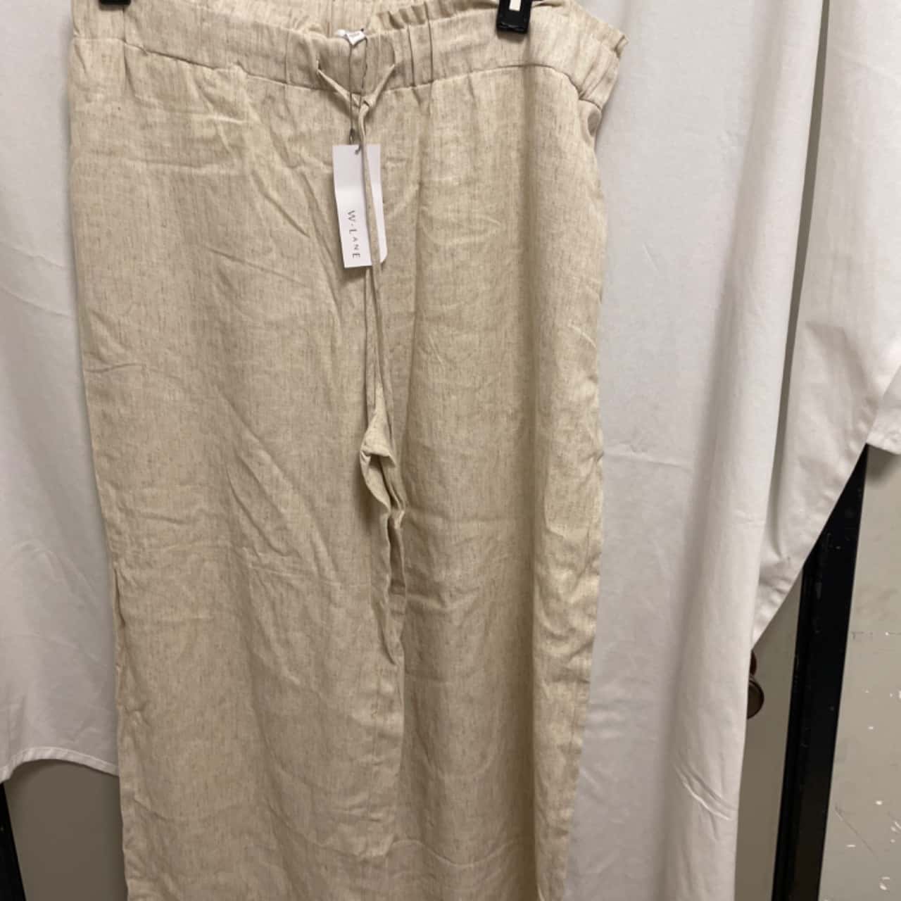 W. Lane Womens Size 14 High Waist Cream