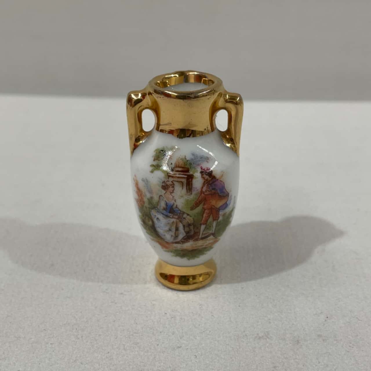 Limoges Collection of Miniatures- Leaf bowl, Plate with stand, Urn ...