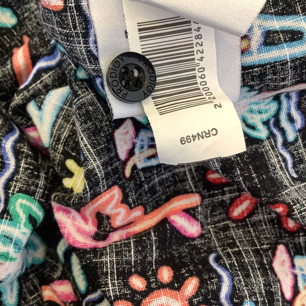 Prodigy Mens Size Label SizeXL AUS XL Patterend Shirt Multicoloured