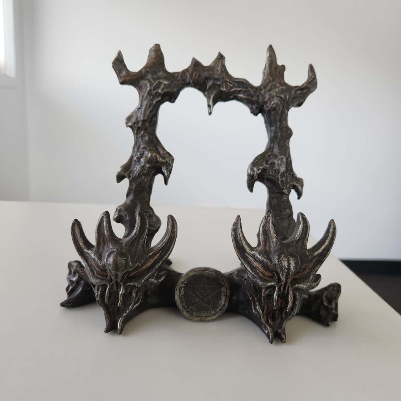 Satanic Daemon Book Stand Holder Goth Metal(s)