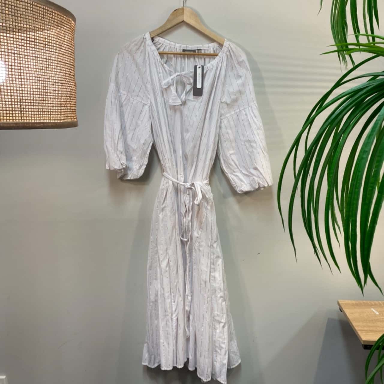 [Brand New] Sussan Womens Size 18 Striped White Dress