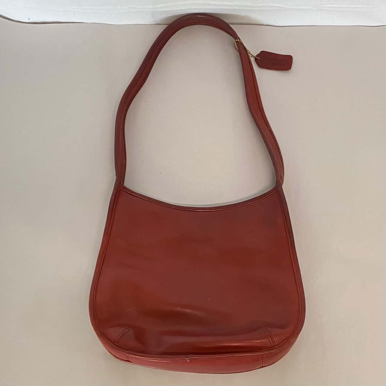 Coach Womens Vintage Red Shoulder Handbag(s)