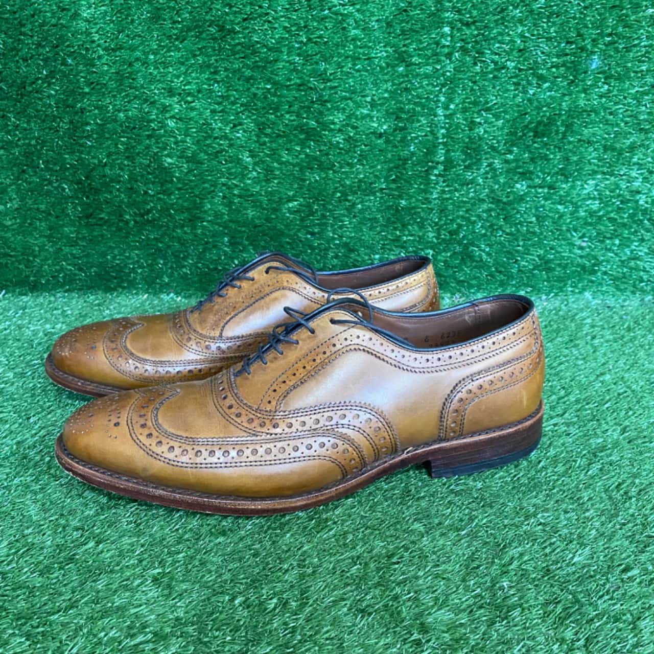 Allen Edmonds Brown Leather Lace-Up Shoes Size 7/7.5 AUS(s)