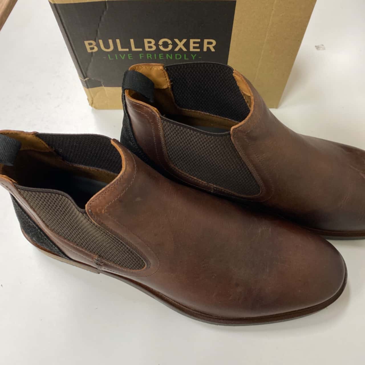 Bullboxer Mens Size 43 Brown boots(s)