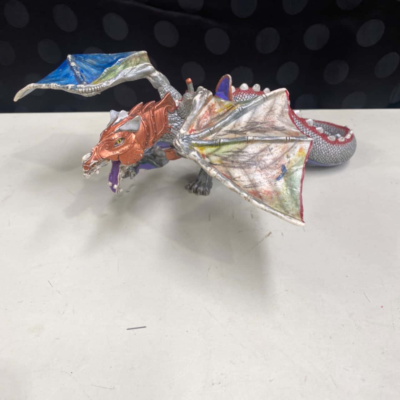 Papo Dragon Fire Breathing Medieval 4" X 10'' Action Figure Fantasy Toy ...