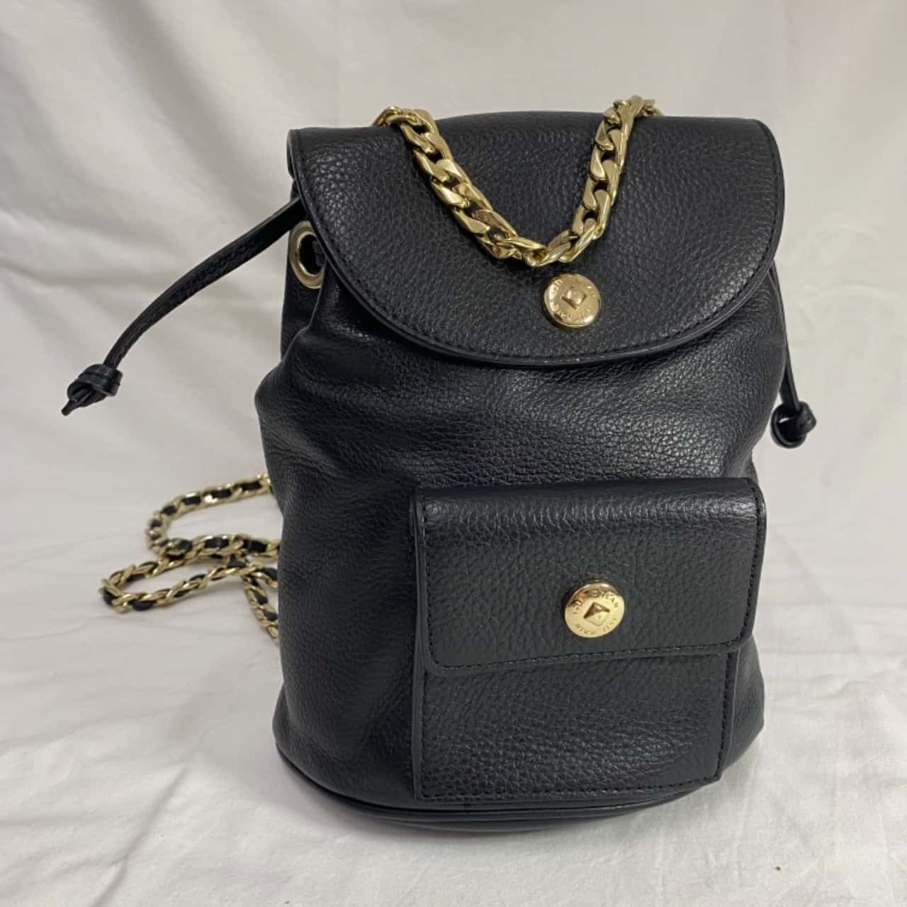 Dylan Kain Womens Black Leather Romy Backpack(s)