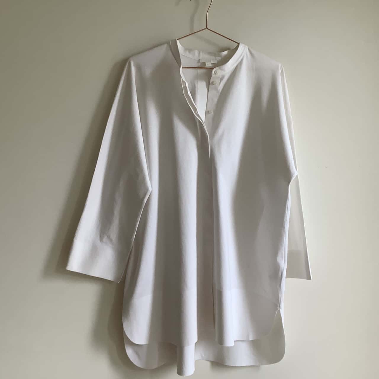 COS Shirt Style Dress or Tunic Size L in Cream
