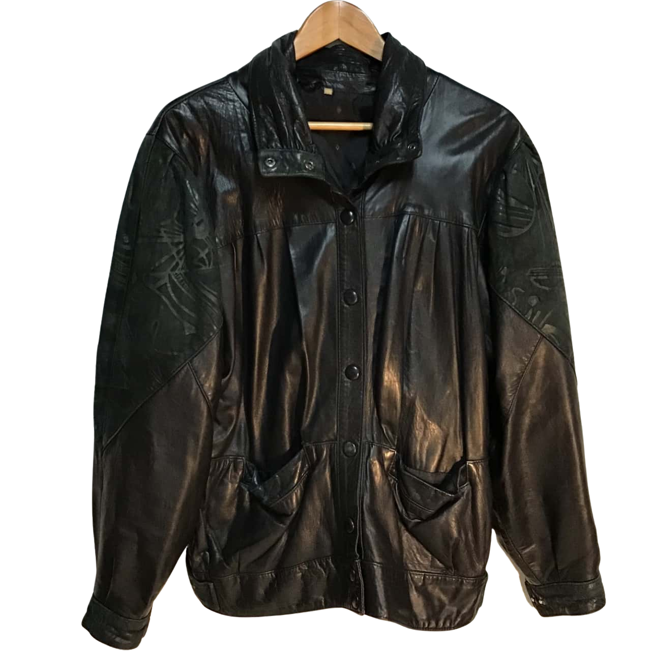 Womens Size 14 Leather Black Jacket(s)