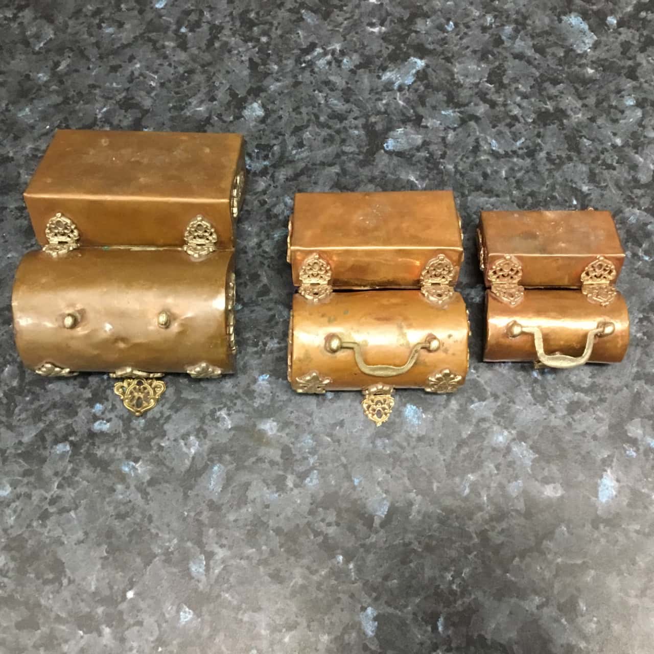 Set of 3 Treasure Chests
