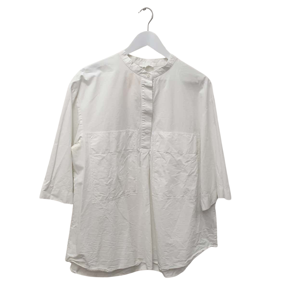 COS Womens Size 44 3/4 Sleeve White -100% Cotton(s) - Used Fair ...