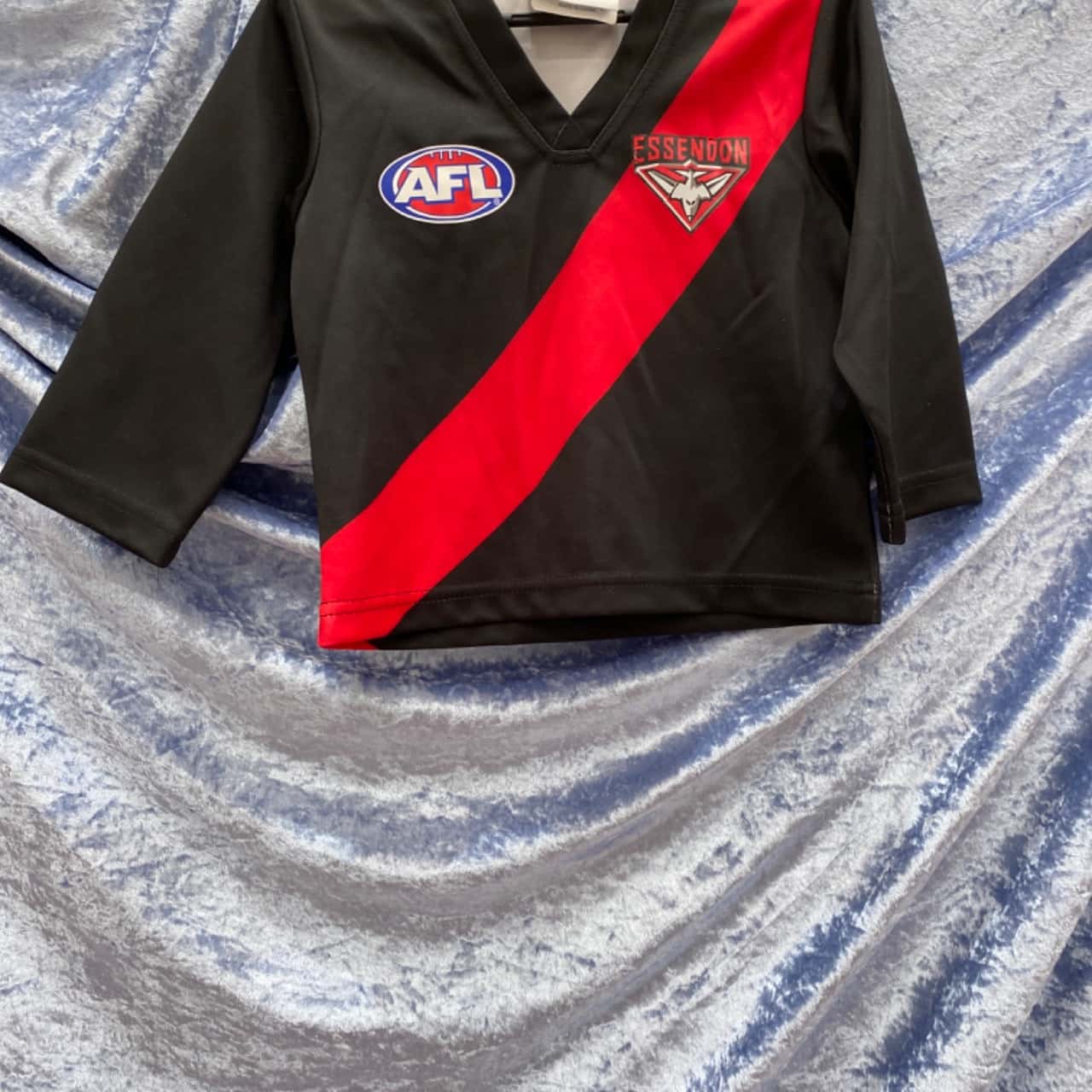 AFL Kids Size 2 Essendon Long Sleeve Top(s)