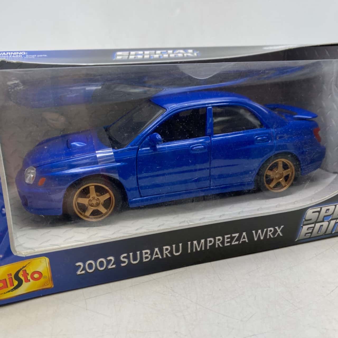 BNIB Maisto 1:24 Scale 2002 Subaru Impreza WRX Special Edition Model