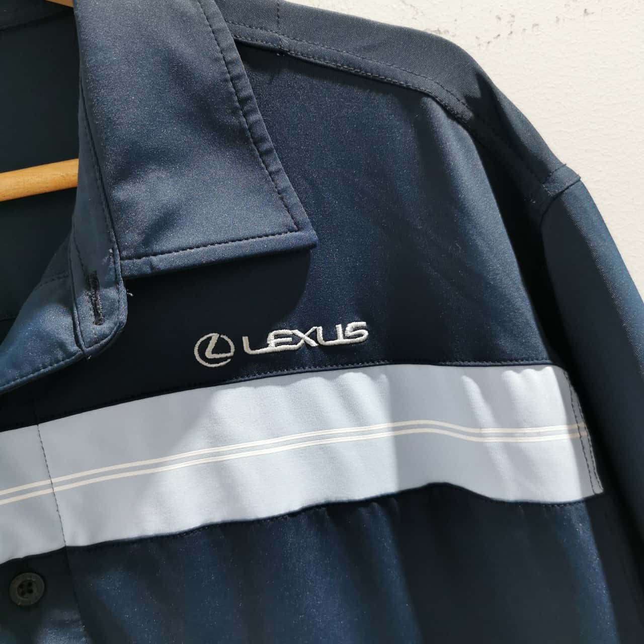 Mens Lexus Car Brand Size XXL Polos Navy Blue (s)