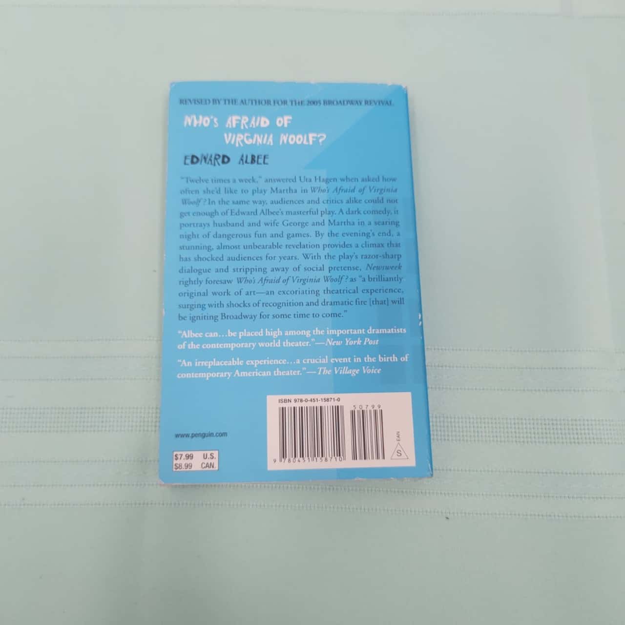 Who's Afraid of Virginia Woolf? - Edward Albee (s)