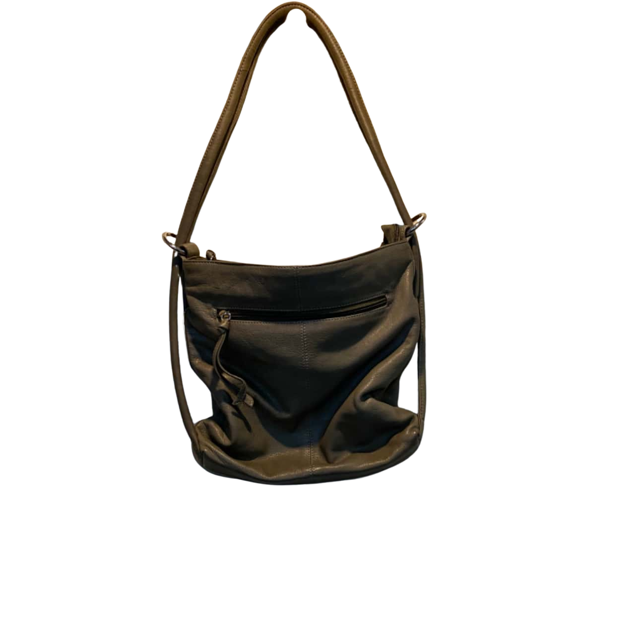 Womens Handbag Green Leather Gabee(s)