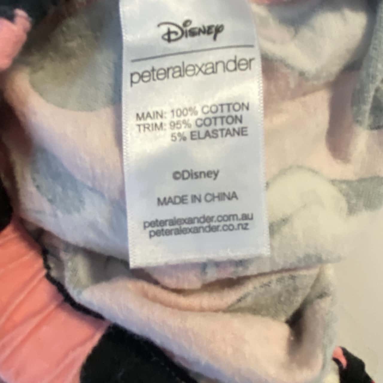 Peter Alexander (Mickey Mouse) Womens Size S Orange (s)