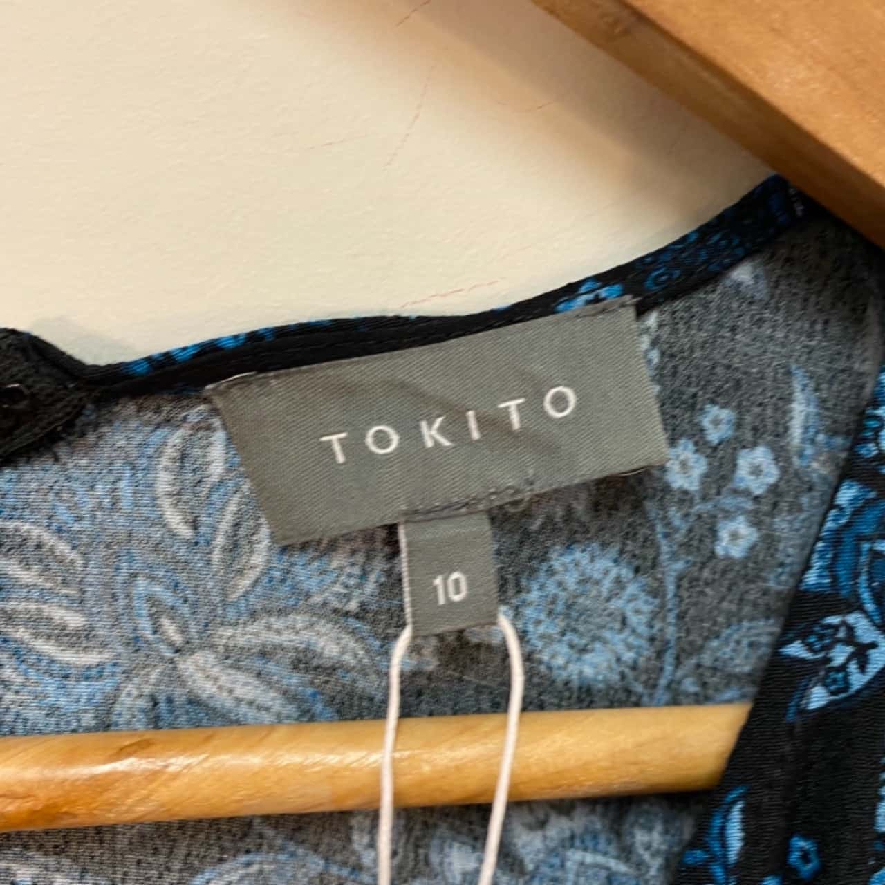 [Brand New] Tokito Womens Maxi Wrap Teal Dress Winter Boheme