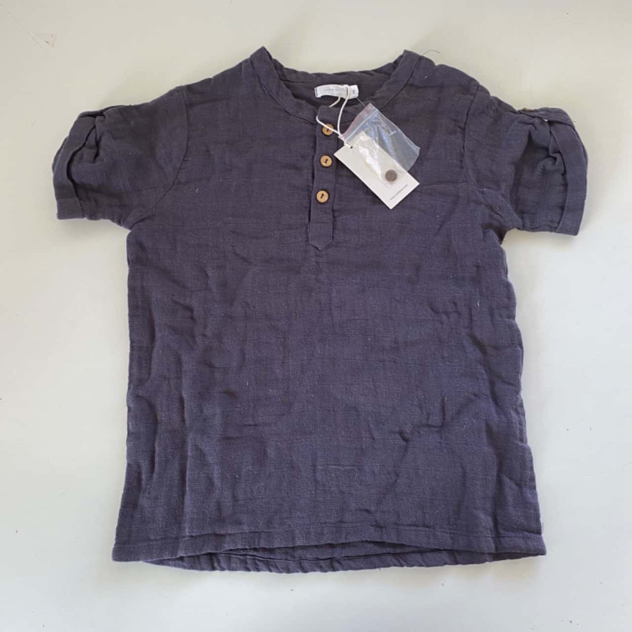 Jamie Kay Kids Grey Organic Cotton T-shirt Top Size 6yrs