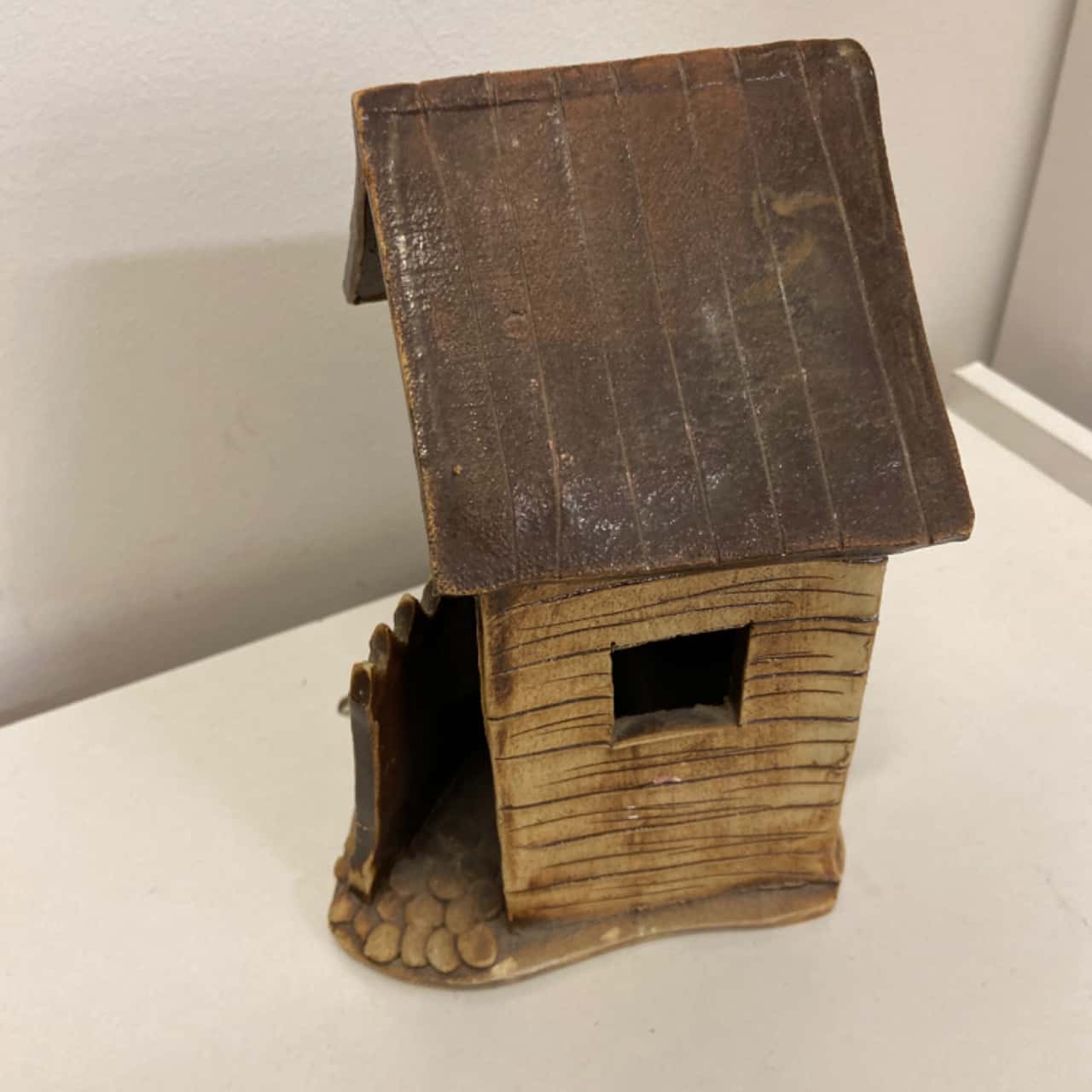 Pottery Long drop back yard dunny