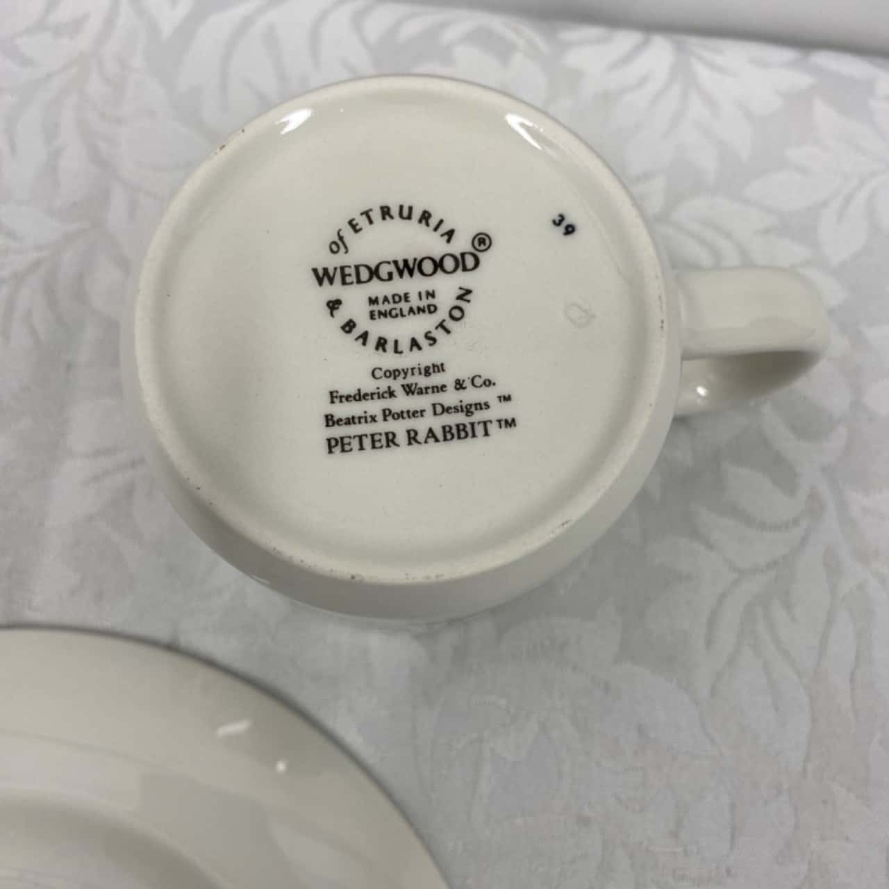 WEDGEWOOD Of Etruria & Barlaston Made In England Peter Rabbit SET of 3(s)