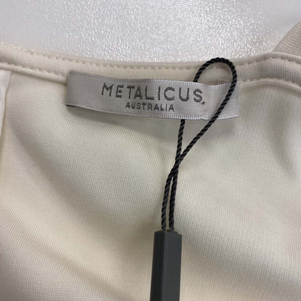 Metalicus Women's White Bodycon Dress Size M/L(s)