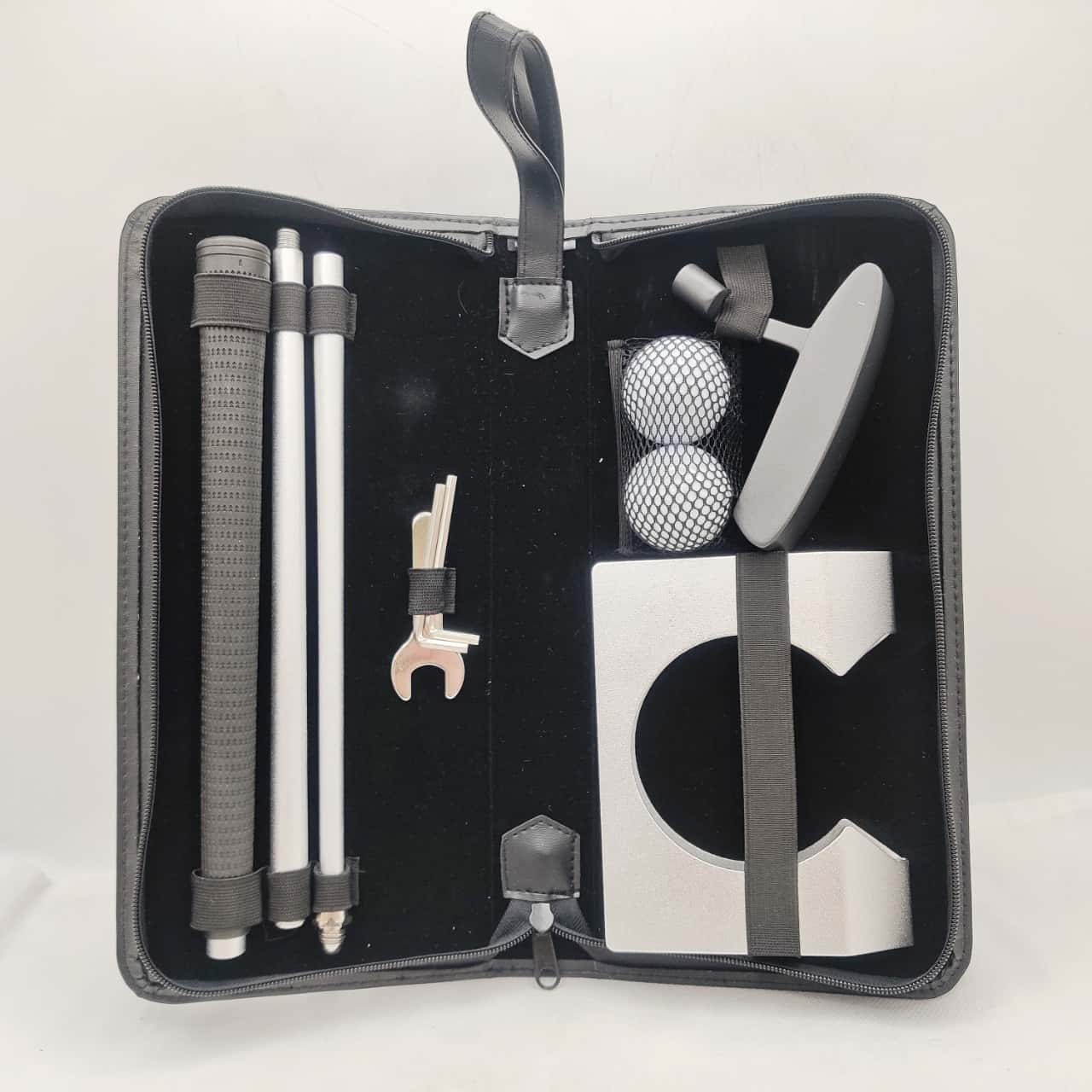 Golf Putting Practice Set Kit with Ball Hole-Cup Indoor Golf Putter ...
