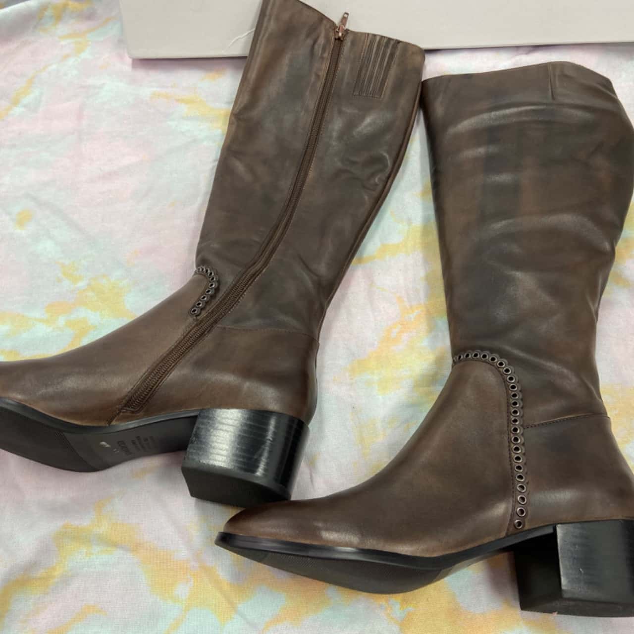 Jo Mercer Womens Size 41 Markont Brown Leather boots (s)
