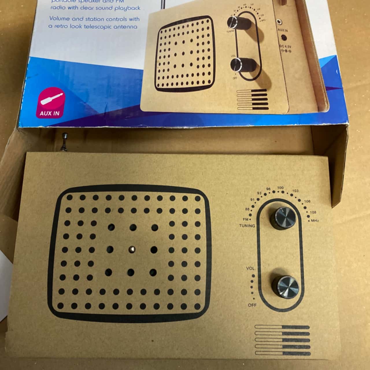 Cardboard Radio